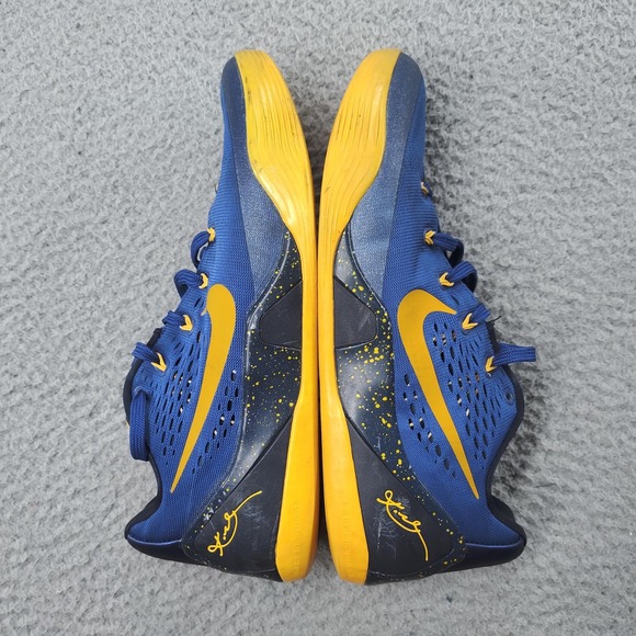 Nike | Shoes | Nike Kobe 9 Em Low Shoes Mens Size Blue Yellow ...
